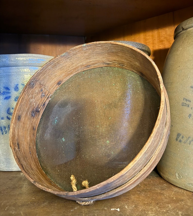 Antique Wood Strainer - Etsy