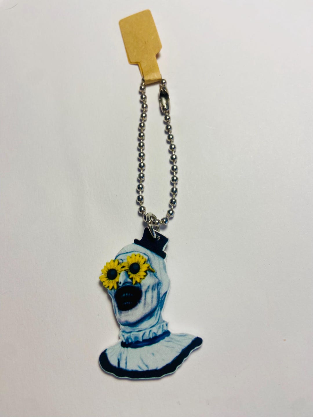 Art the Clown Terrifier Glasses Flowers Keychain - Etsy