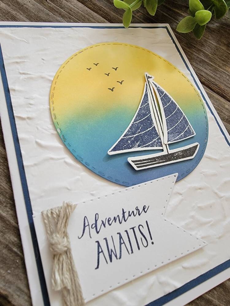Sail Boat Retirement Card.nautical Retirement Card for - Etsy