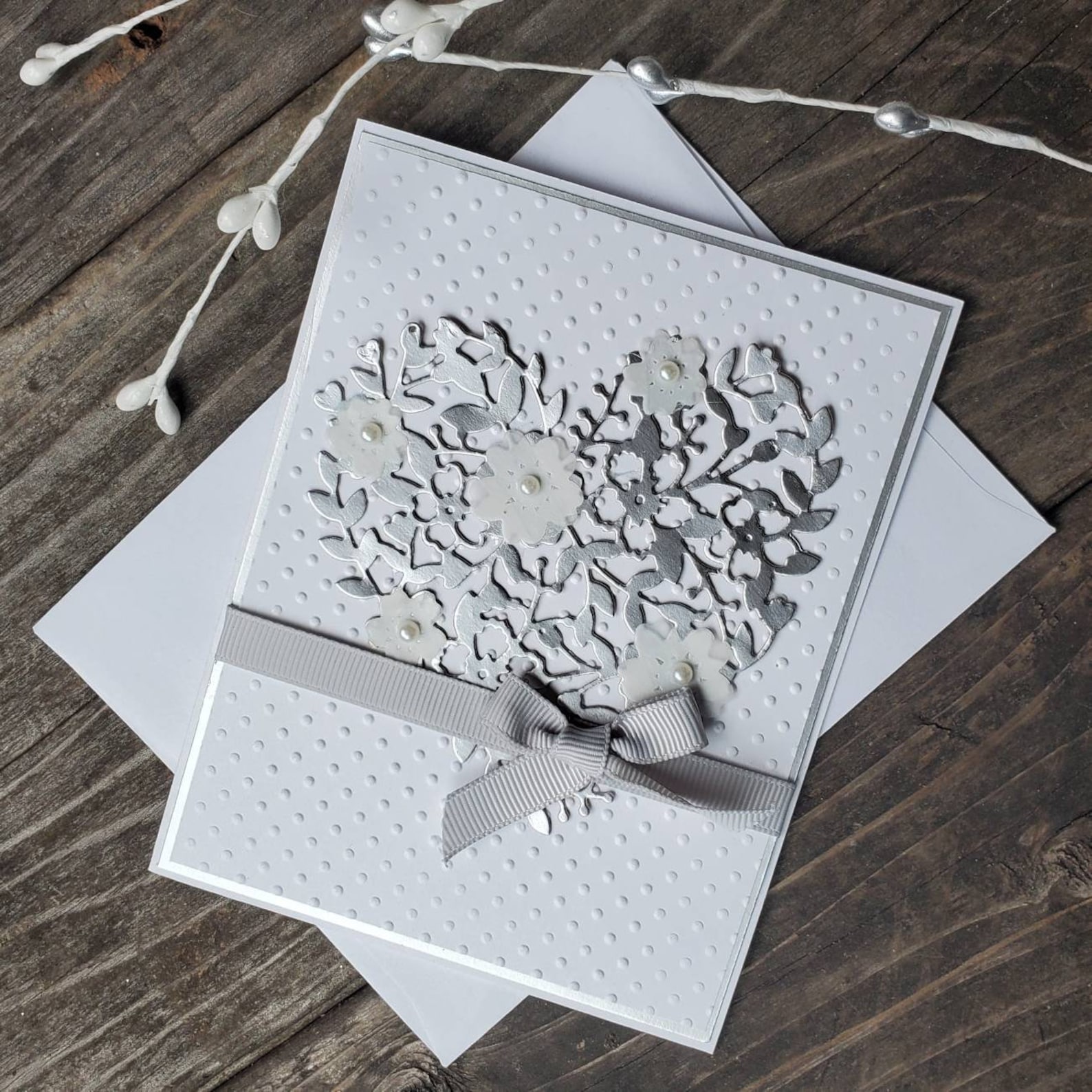 Wedding Card for the Bride & Groom.On your wedding day. Heart | Etsy