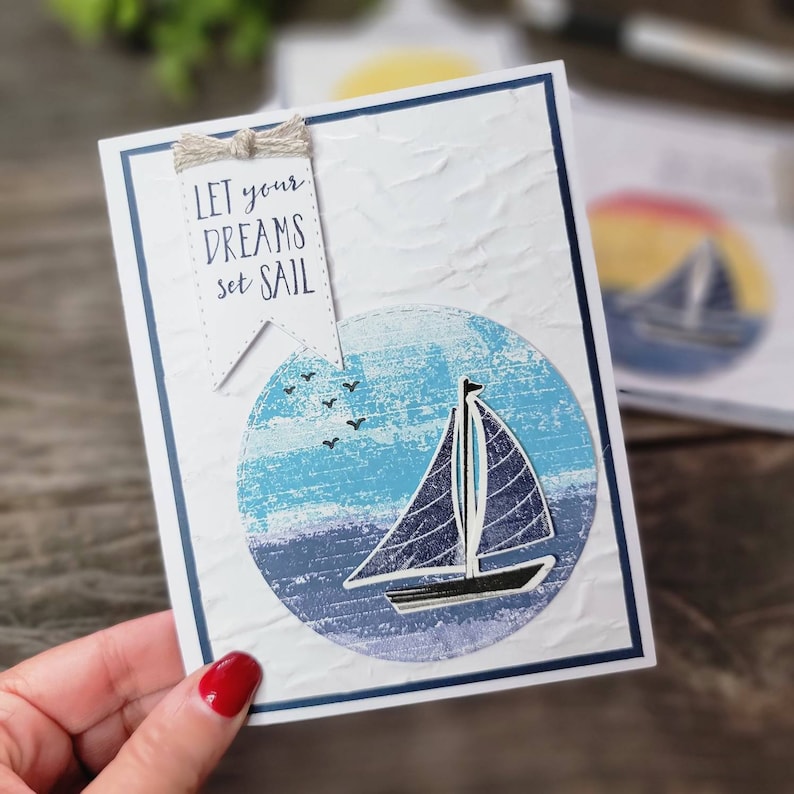 Sail Boat Retirement Card.nautical Retirement Card for - Etsy