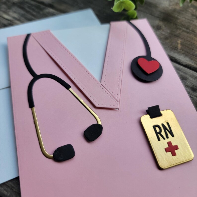 Card for Nurse/graduation Card for Rn/crn/birthday Card for Nurse/card ...