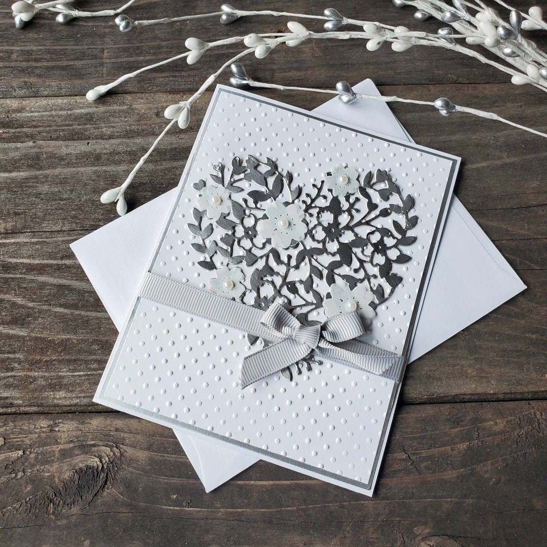 Wedding Card for the Bride & Groom.on Your Wedding Day. Heart Wedding ...