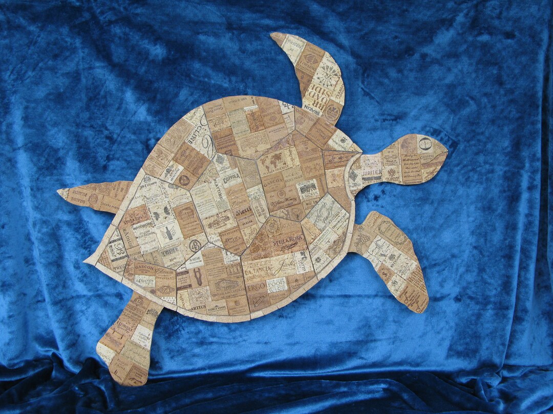 Recycled Wine Cork Turtle - Etsy