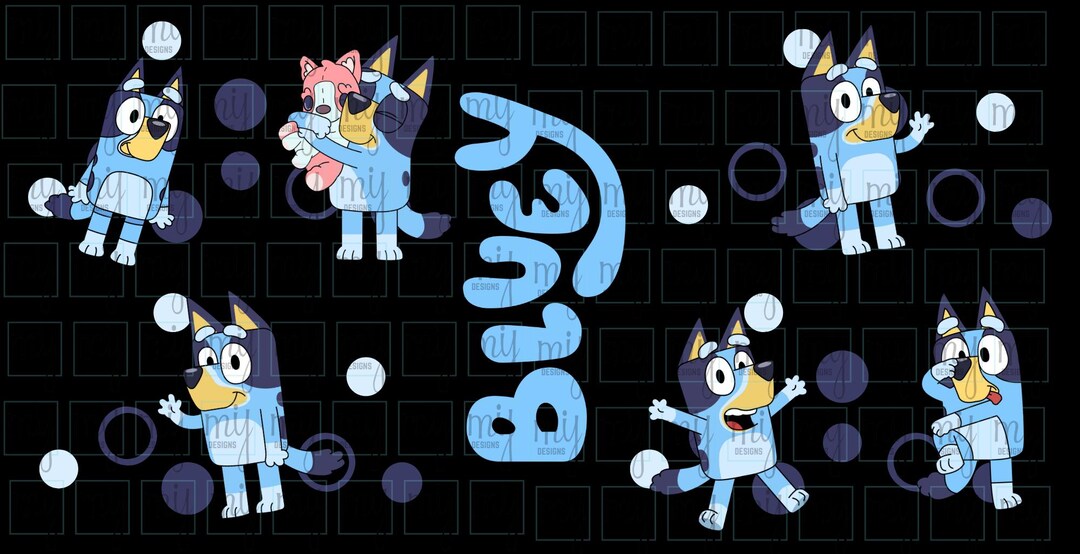 16 Oz Bluey Libbey Cup Designs - Etsy