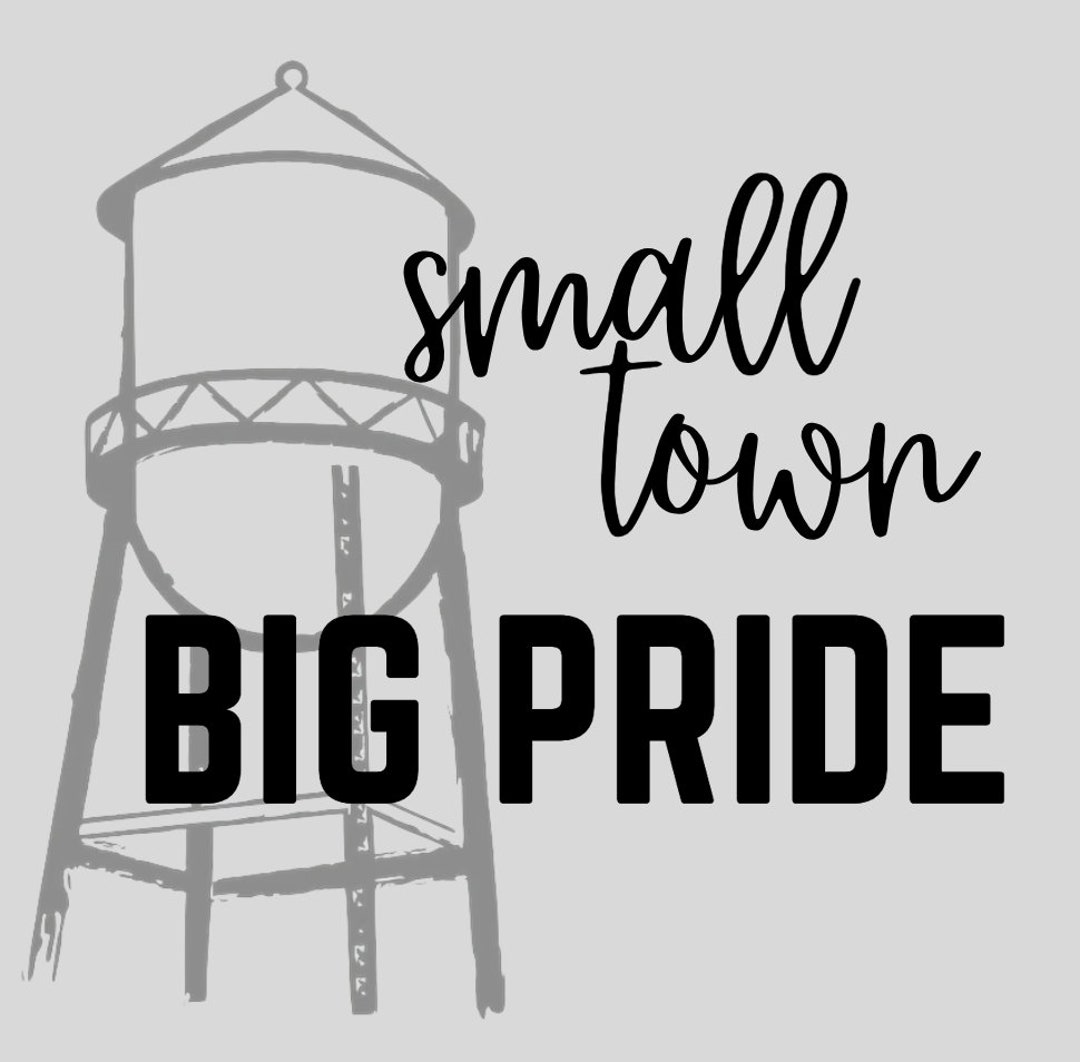 Small Town, Big Pride - Etsy
