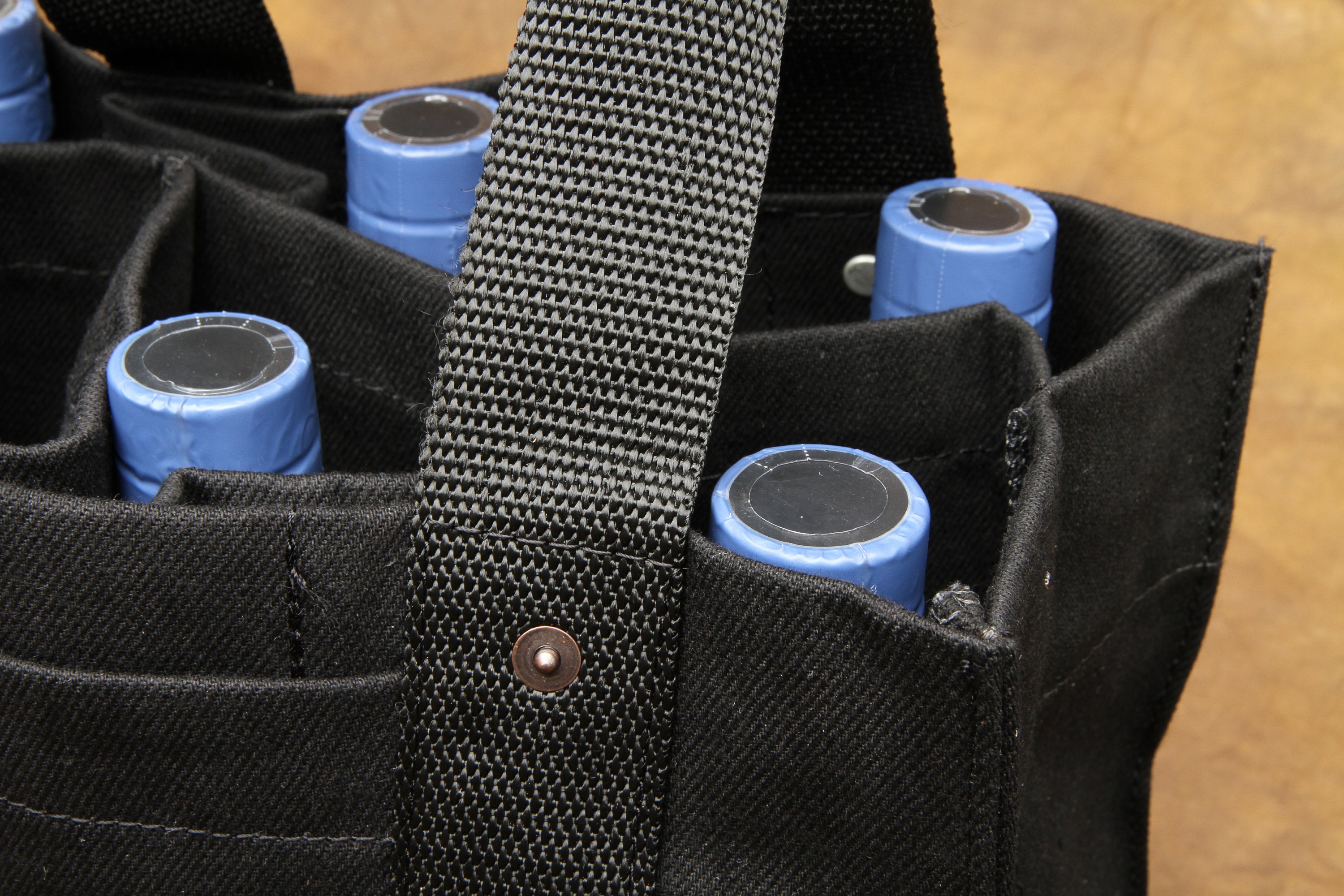 Heavyweight CLOS DENIM 6-bottle Tote Bag, Southern USA Handmade - Etsy