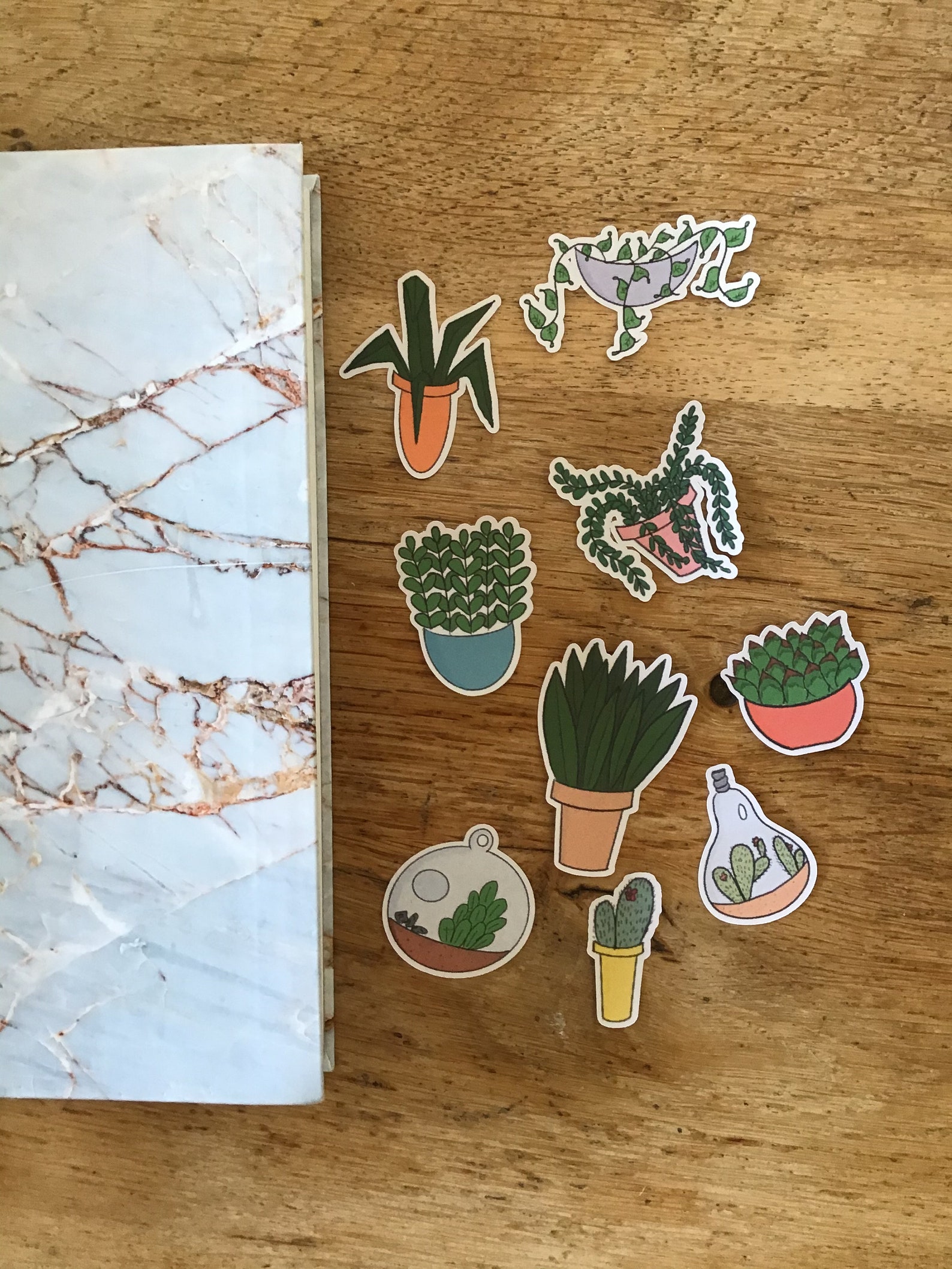 Cute Plants Stickersheet - Etsy