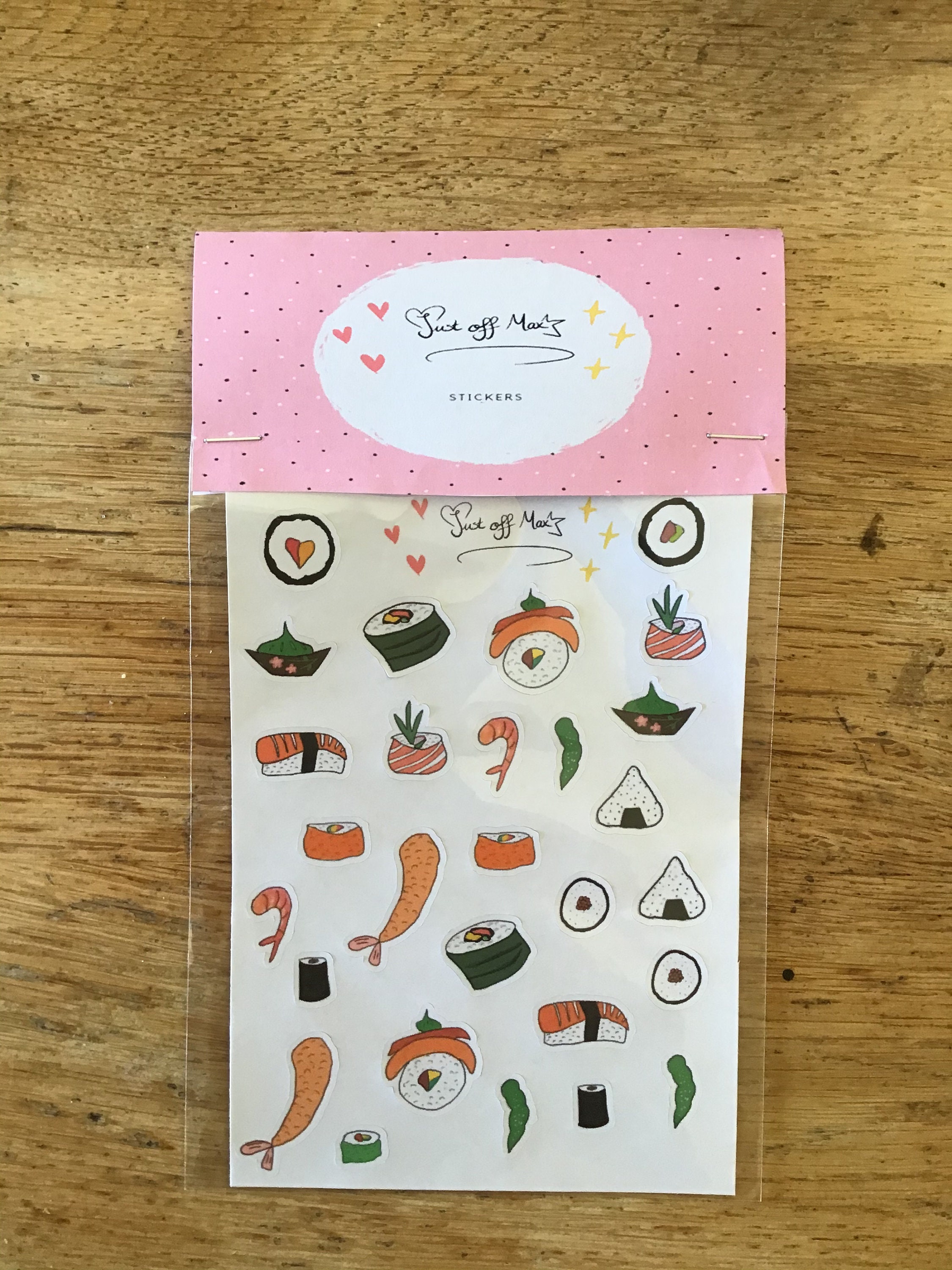 Sushi Stickersheet - Etsy