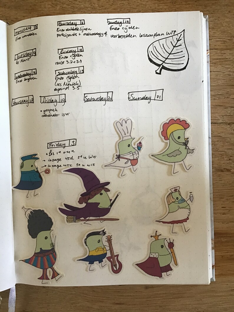 Cute Birdie Wugs Stickersheet - Etsy