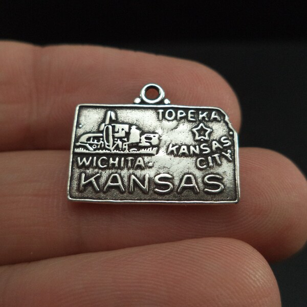 Kansas State Charm - Etsy