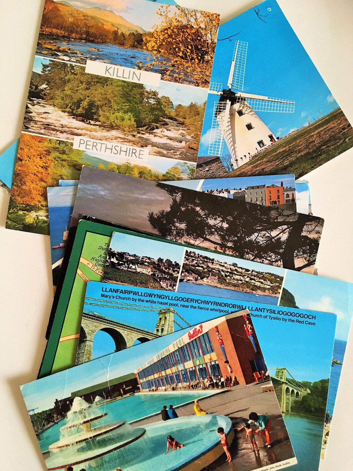 Nostalgic Vintage & Retro Postcard Bundle / UK Postcards / | Etsy