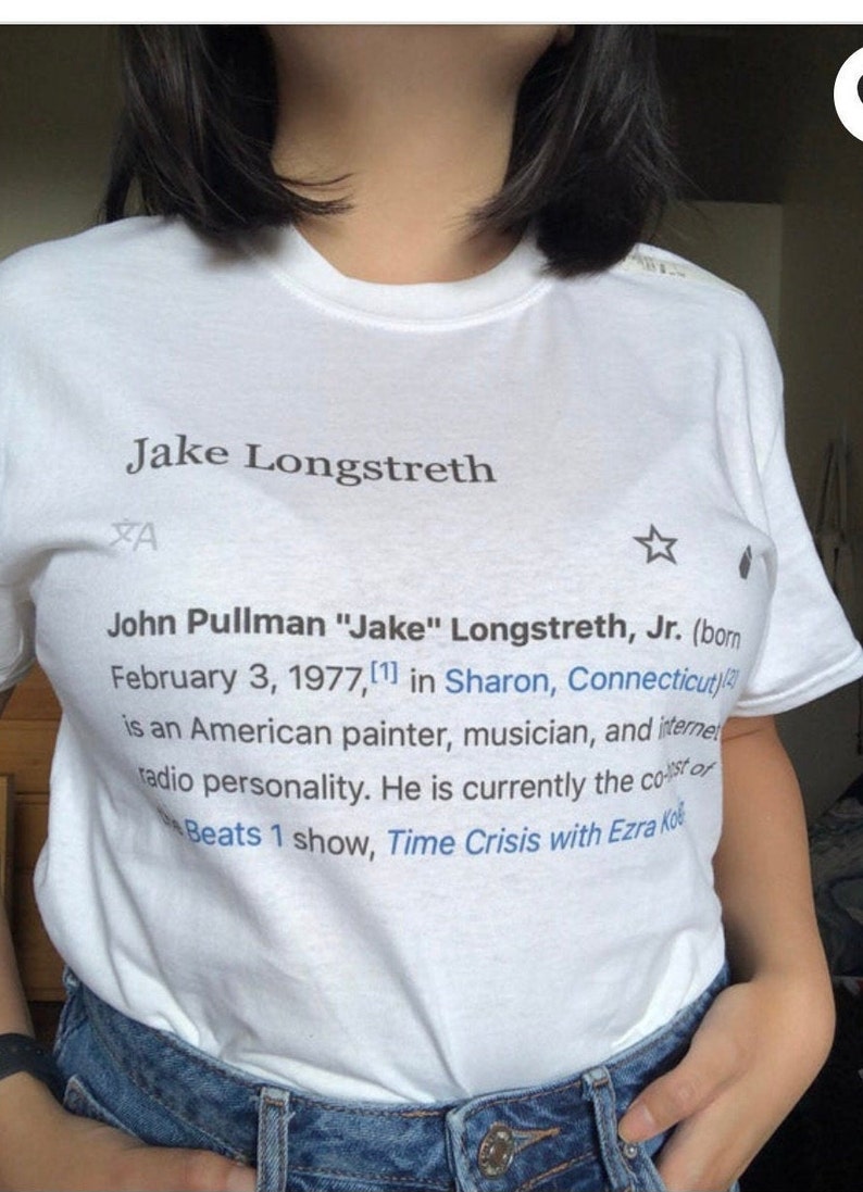 Jake Wikipedia T-Shirt | Etsy