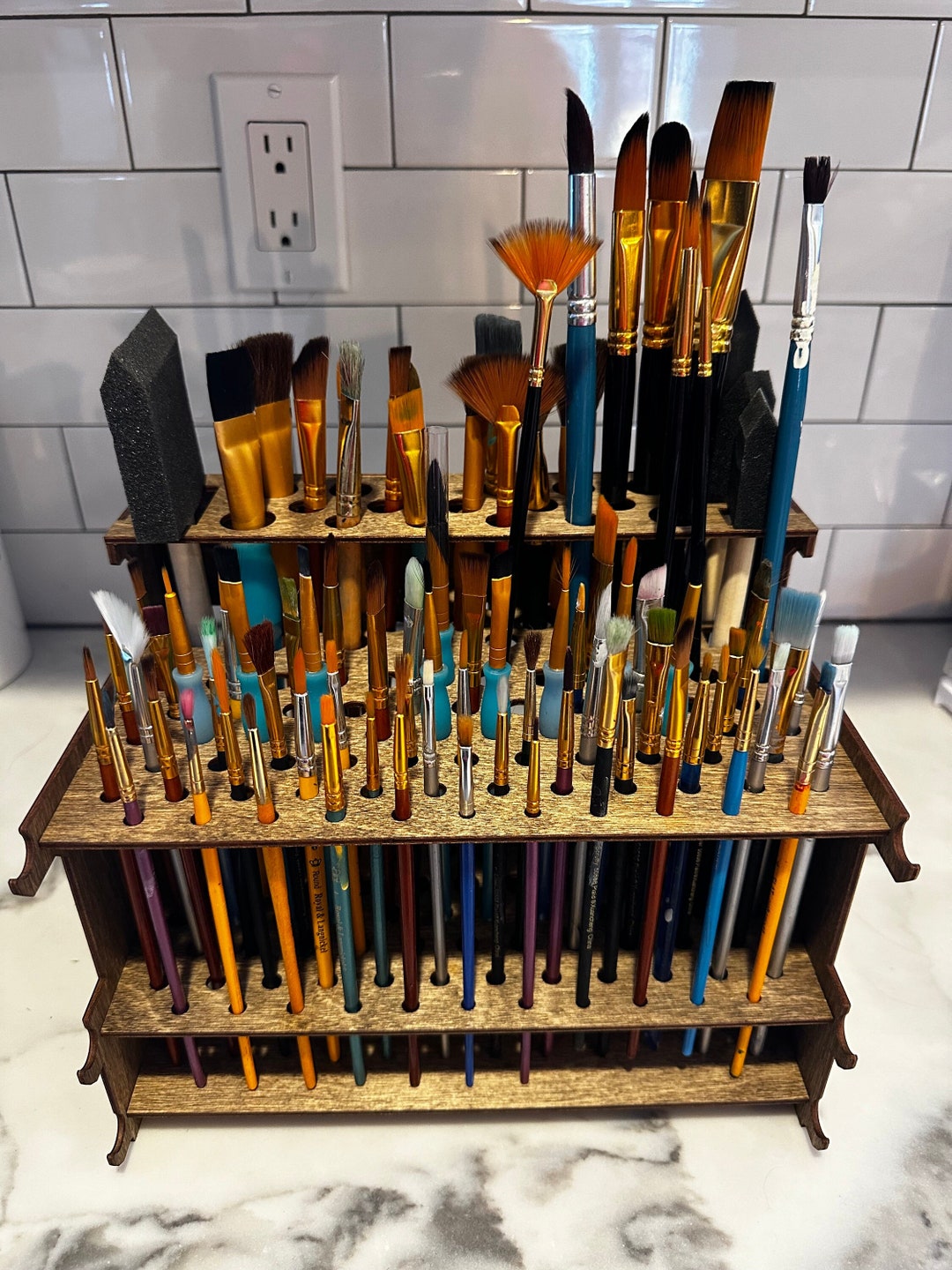 Paintbrush Organizer - Etsy