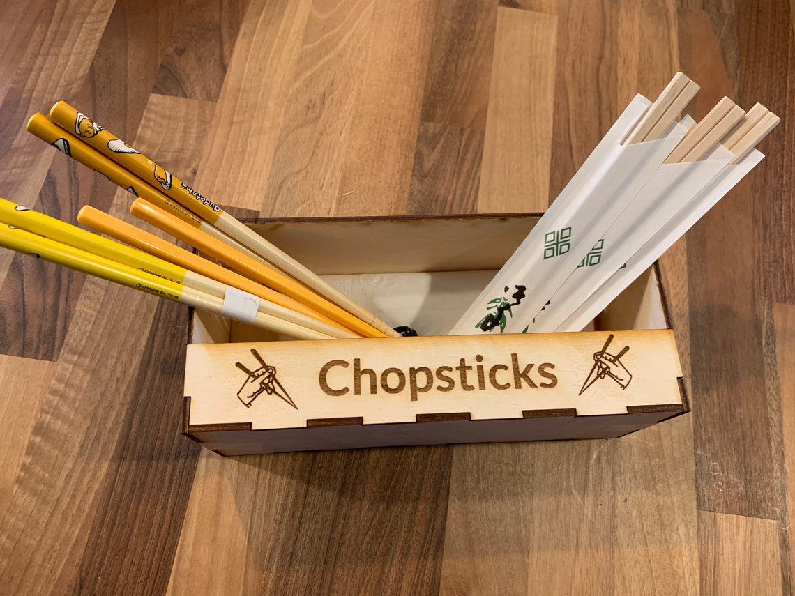 Straws / Chopstix Box - Etsy