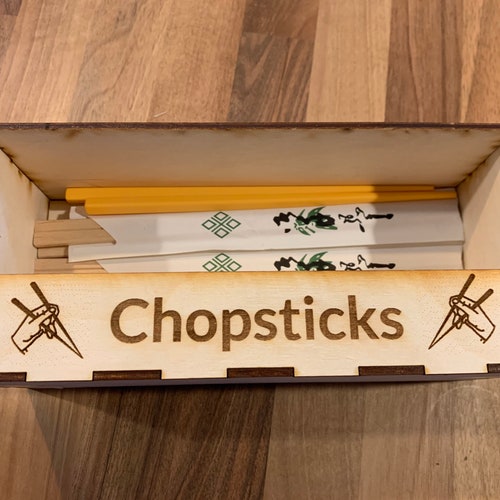 Straws / Chopstix Box - Etsy