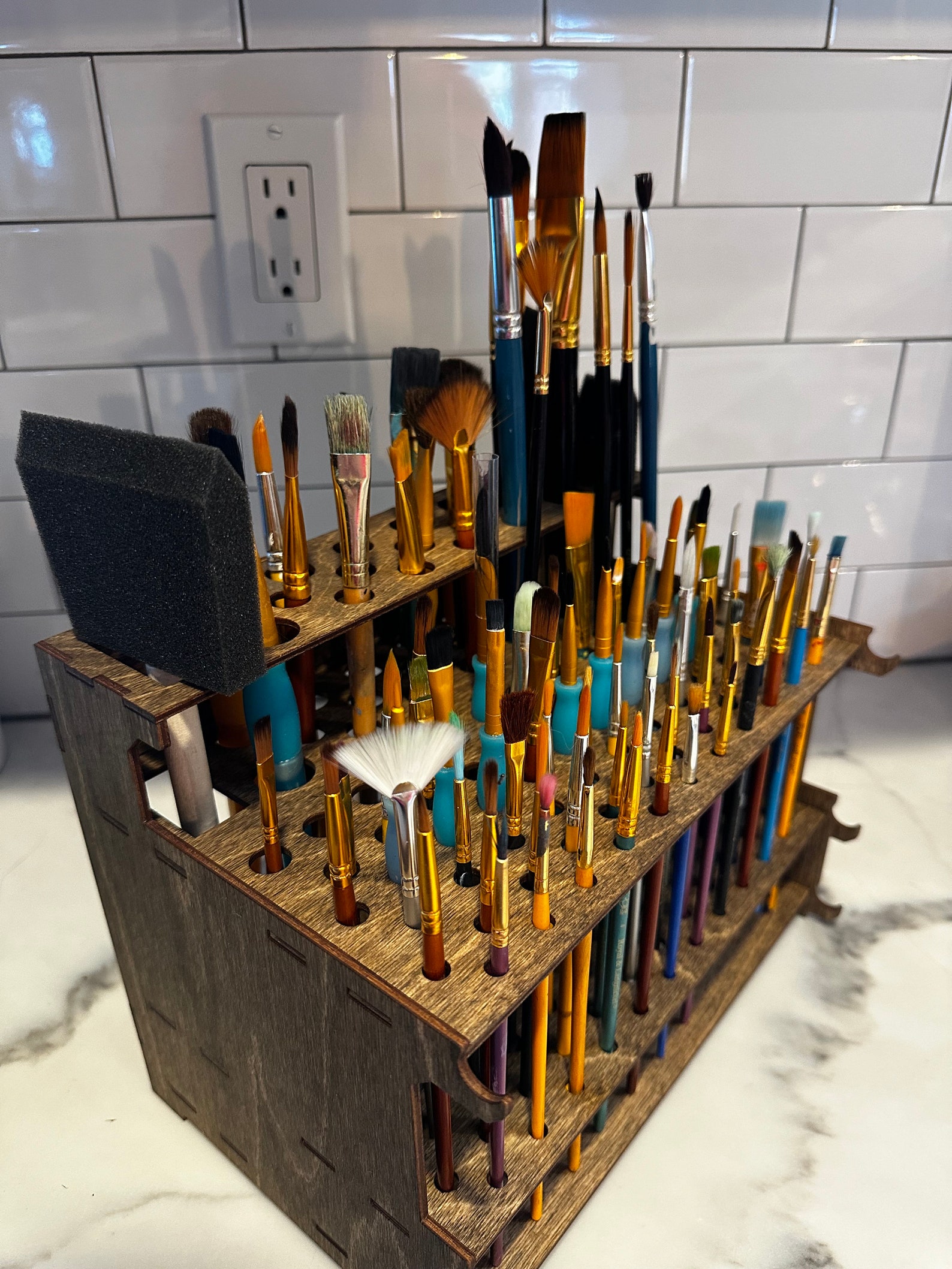 Paintbrush Organizer - Etsy