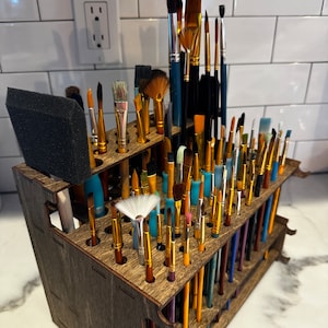 Paintbrush Organizer - Etsy