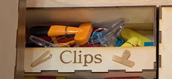 Chip Clips Drawer Organizer | Etsy