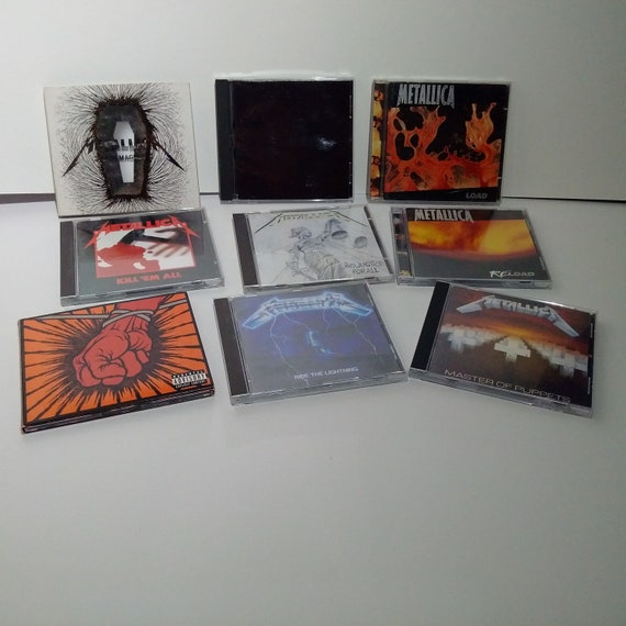 Metallica 9 CD Albums Collection | Etsy