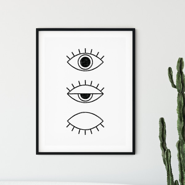 Eye Drawing - Etsy