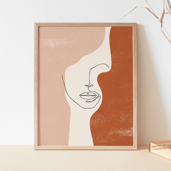 Line Art Print - Etsy