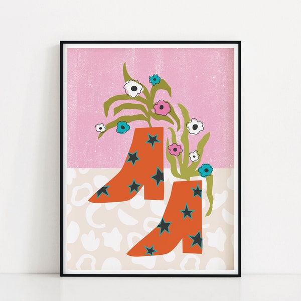 Cowboy Boots Posters - Etsy