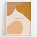Wanderlust Quote Art Print | Minimal Warm Tone Wall Art | Traveler ...