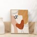 Terra Abstract Shape Art Print Minimalist Earth Tone Poster - Etsy