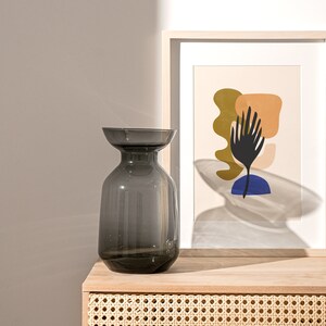 Minimalist Shapes Art Print | Simple Color Blocking Poster | Modern ...