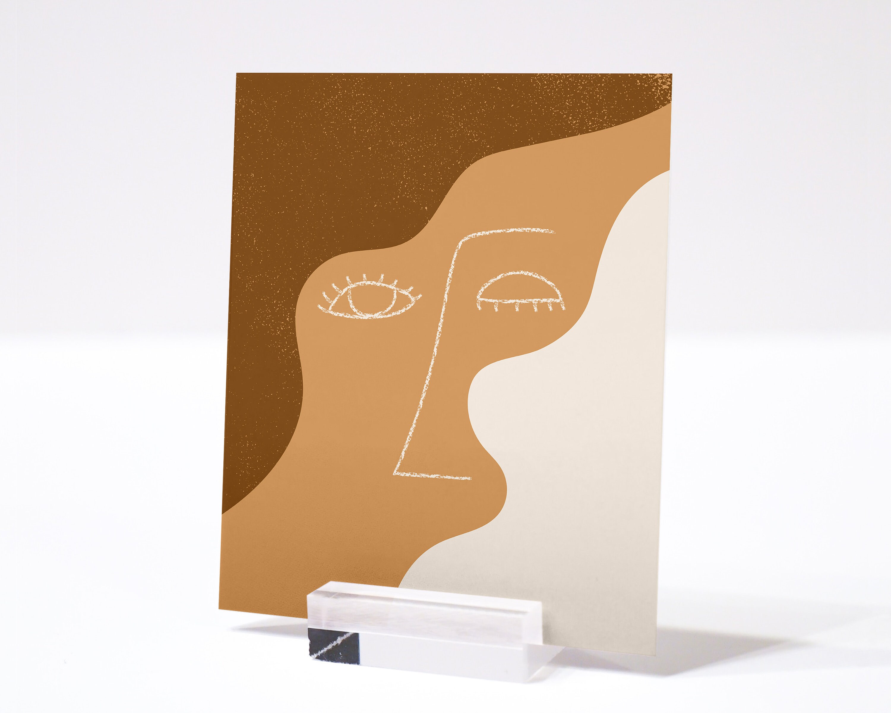 Winking Eye Art Print Line Drawing Eyes Line Art Face - Etsy