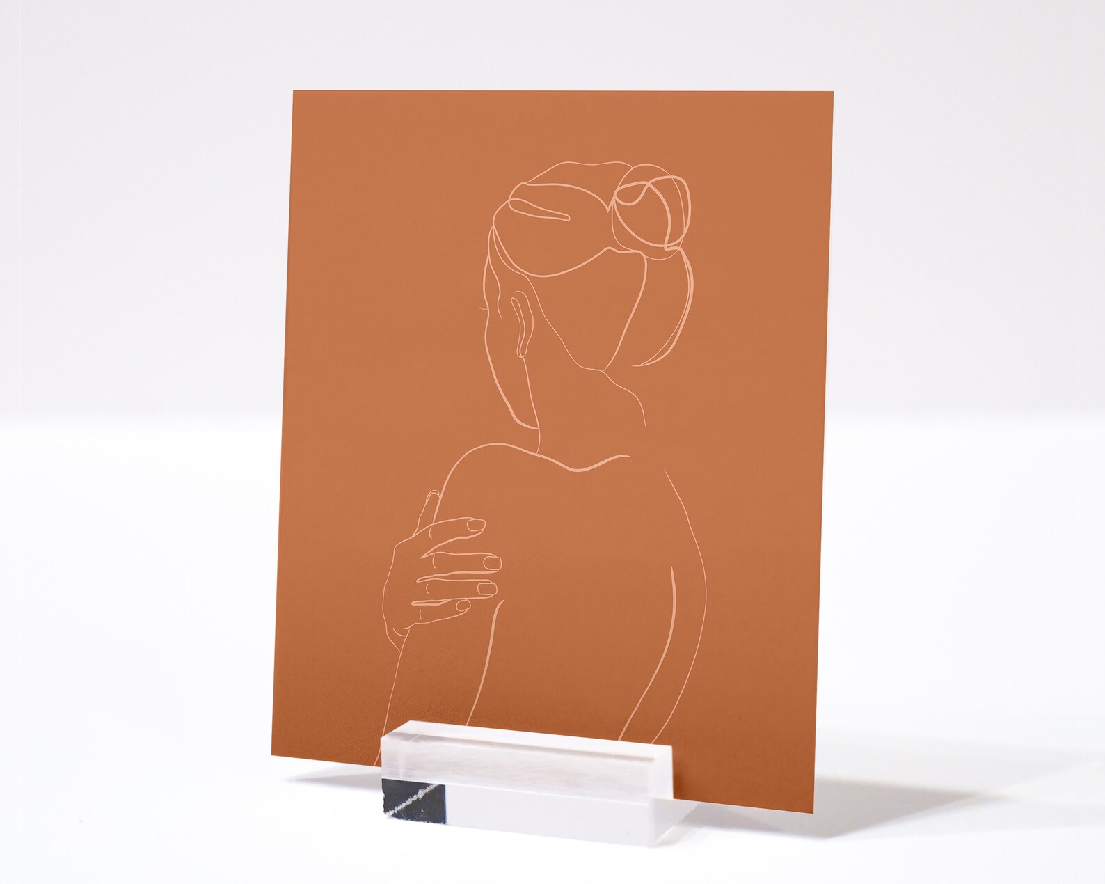 Fine Line Female Art Print | Simple Line Artwork | Woman Illustration ...