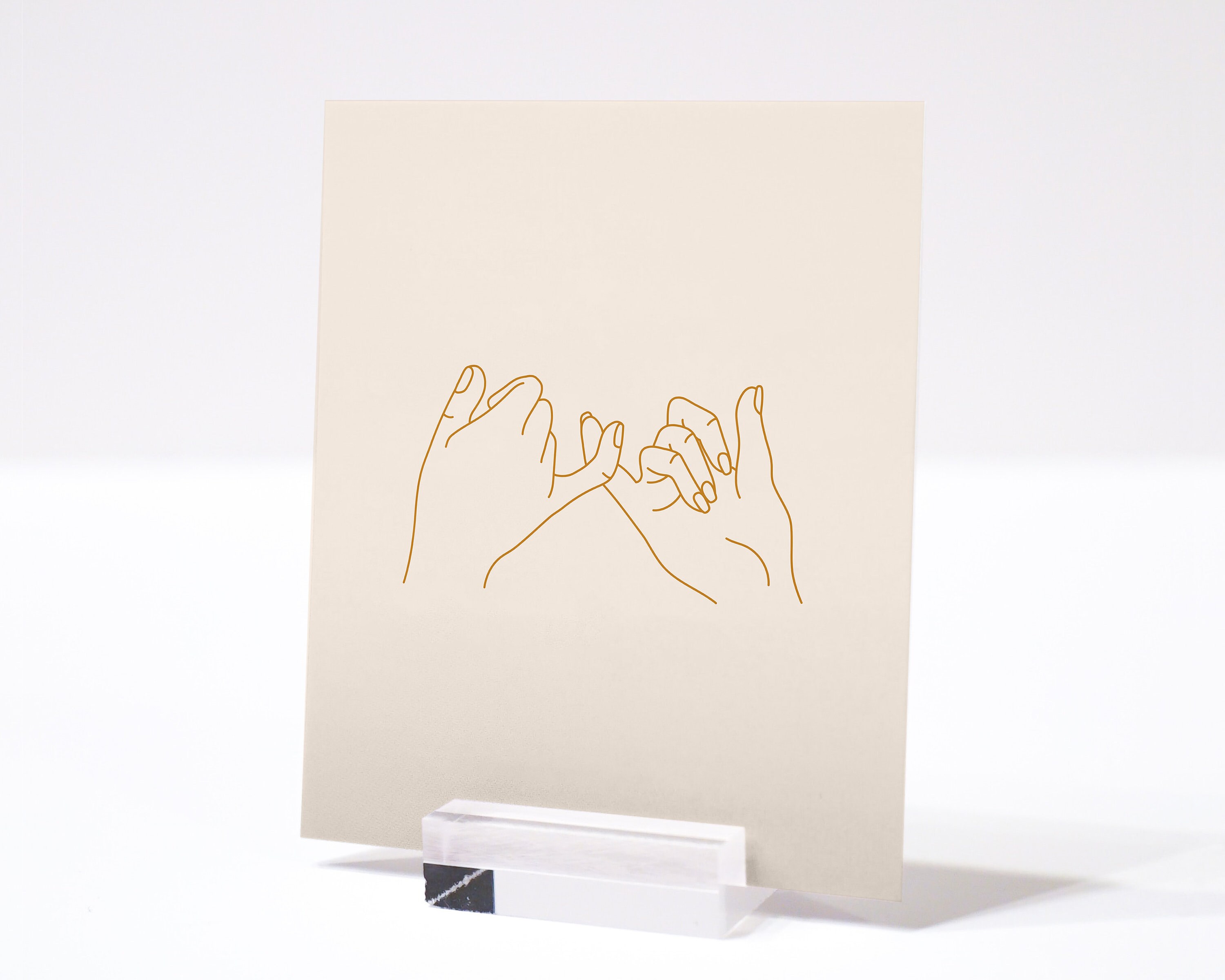 Pinky Swear Art Print Pinky Promise Hands Poster Hands | Etsy