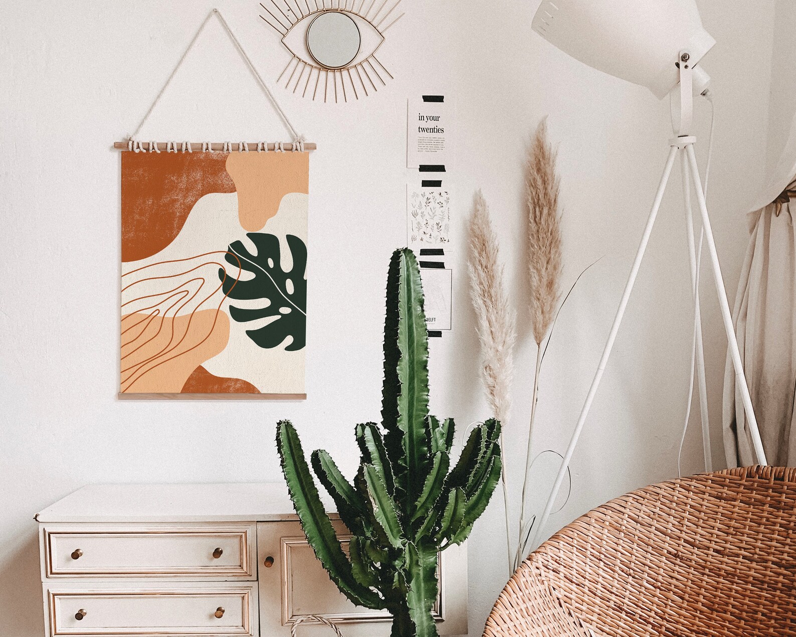 Abstract Pattern Art Print Simple Shape Poster Modern Wall | Etsy