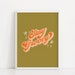 Groovy Desert Cowboy Art Set of 5 Prints 70s Theme Gallery - Etsy