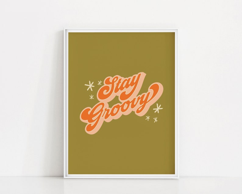 Groovy Desert Cowboy Art Set of 5 Prints | 70s Theme Gallery Wall ...