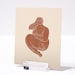 Thick Girl Art Print Curvy Woman Line Art Printable Plus Size Woman ...