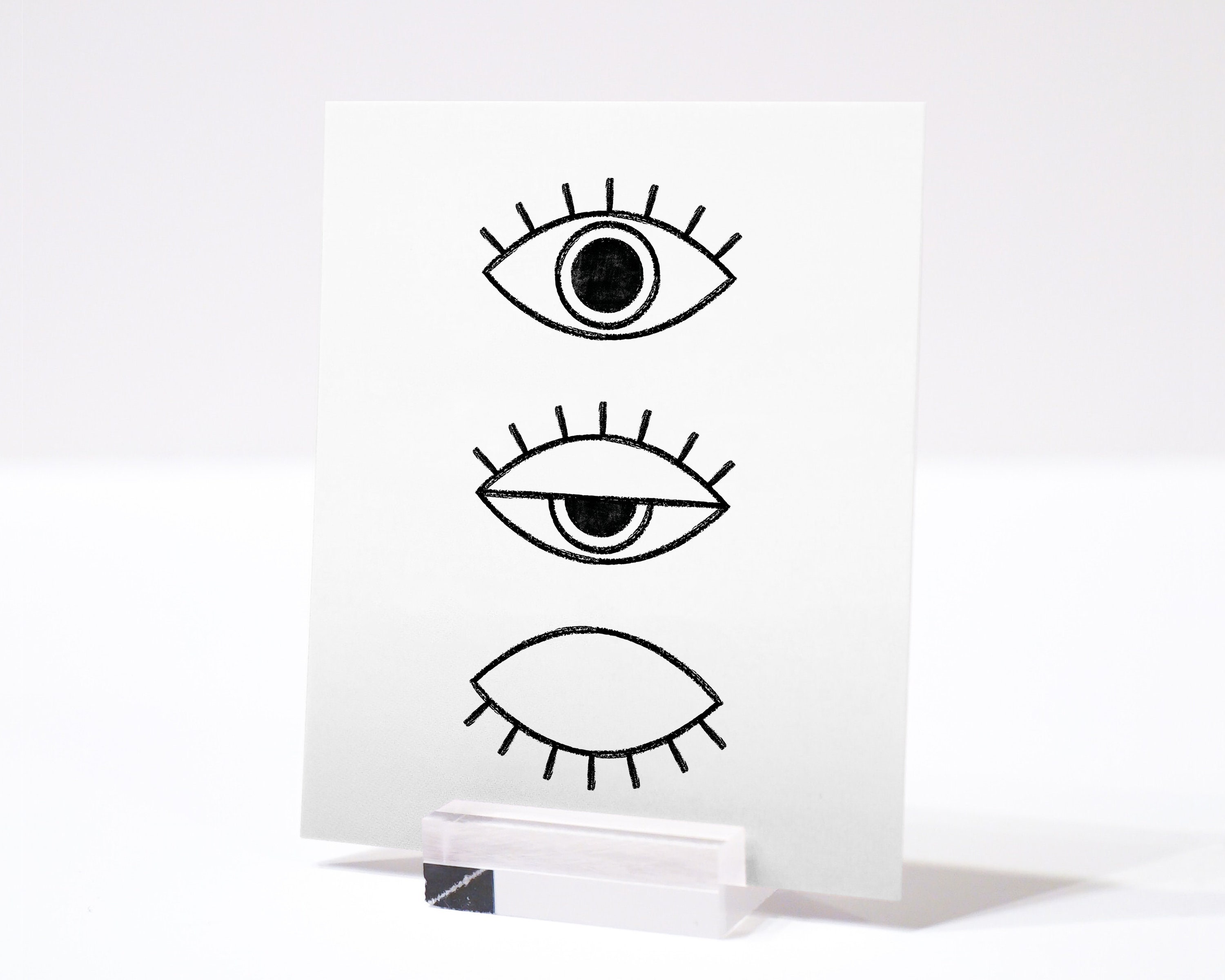Line Drawing Eye Art Print Minimal Line Art Eye Poster - Etsy