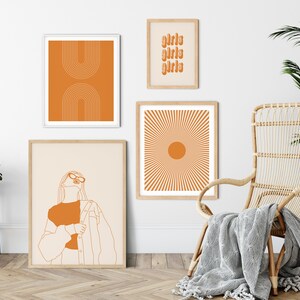 Bright Sun Art Print | Abstract Sun Rays Wall Print | Printable ...