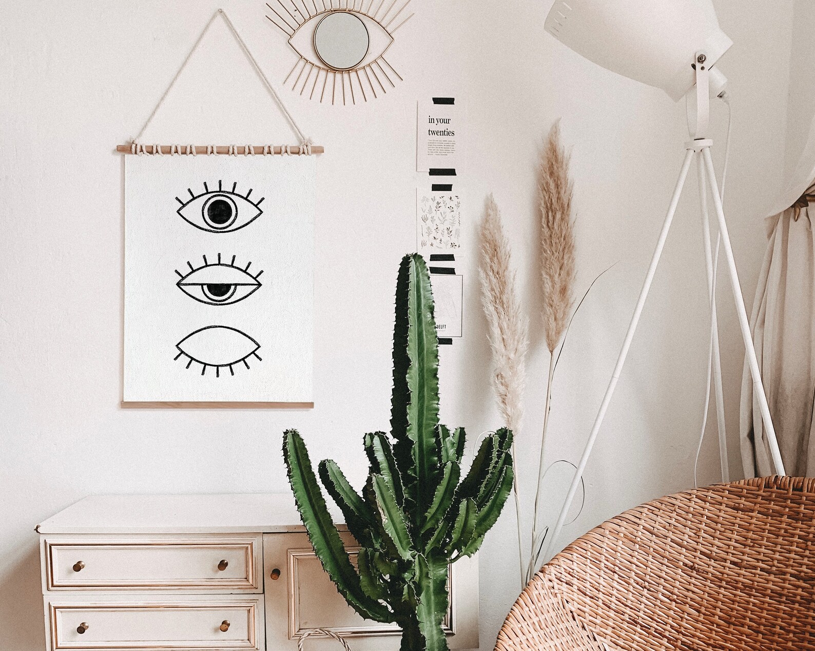 Line Drawing Eye Art Print Minimal Line Art Eye Poster | Etsy