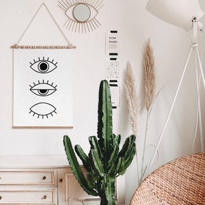 Line Drawing Eye Art Print | Minimal Line Art Eye Poster | Minimalist ...