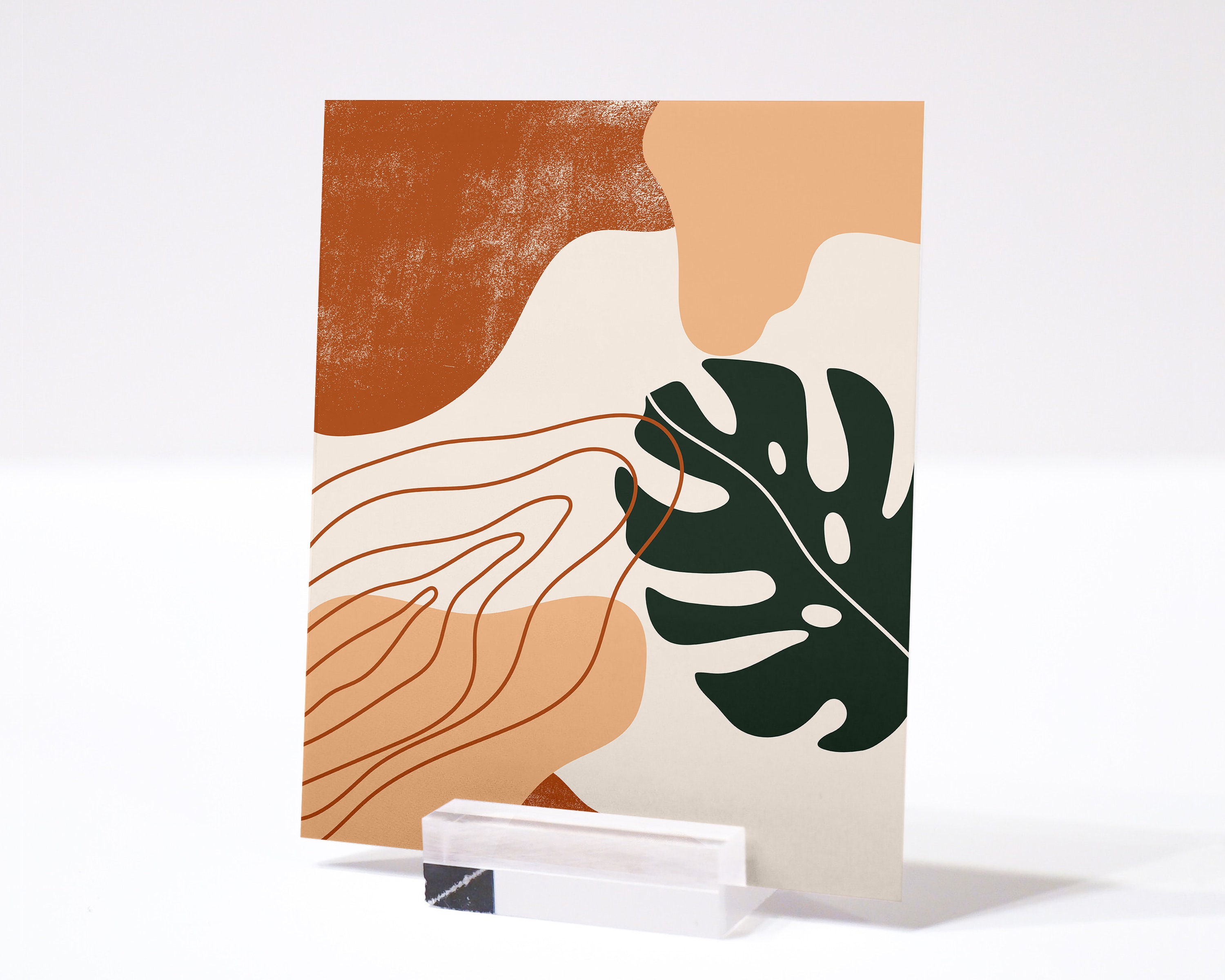 Abstract Pattern Art Print | Simple Shape Poster | Modern Wall Art ...