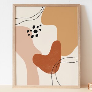 Terra Color Art Set of 3 Prints Earth Tone Poster Bundle Printable ...