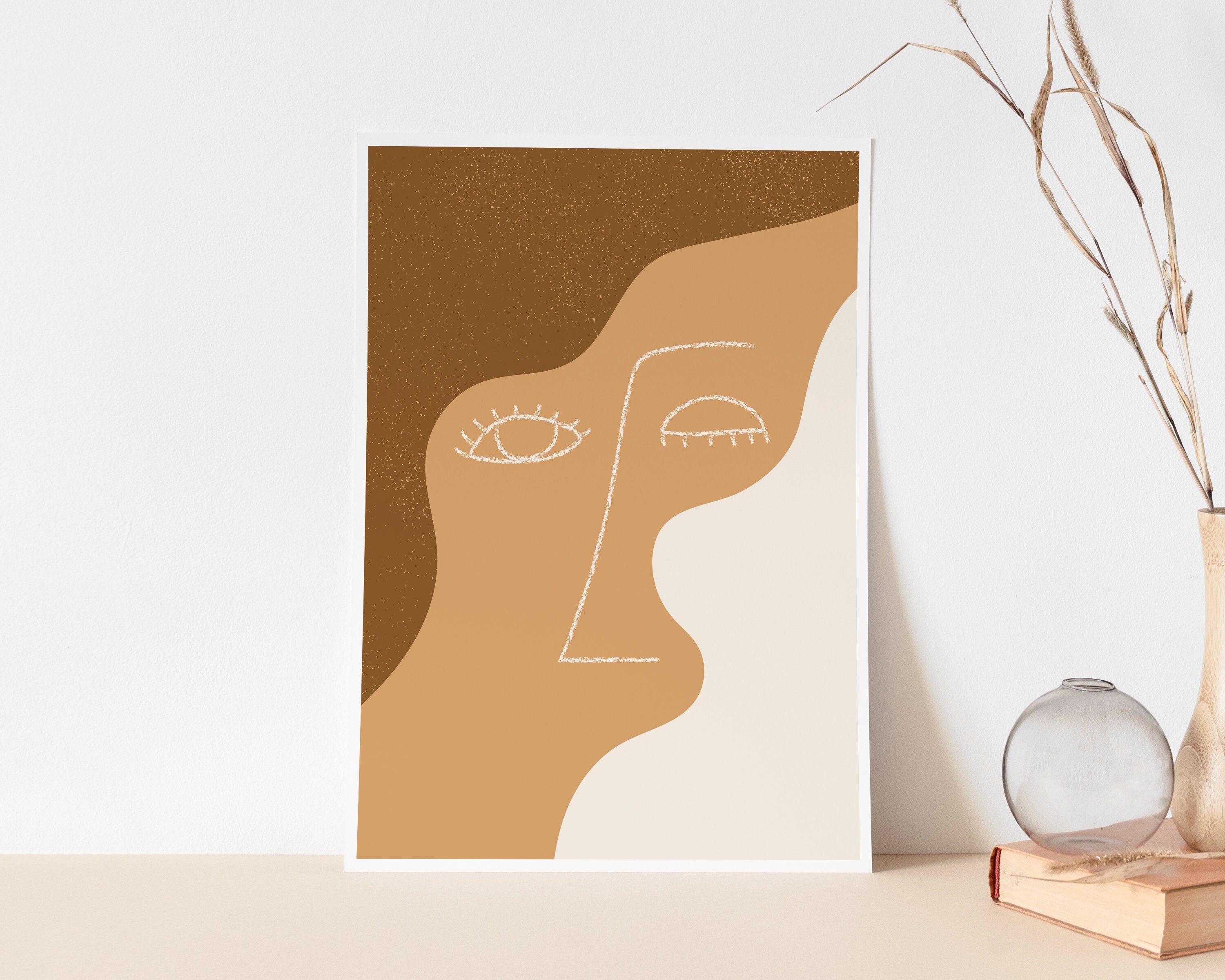 Winking Eye Art Print Line Drawing Eyes Line Art Face - Etsy