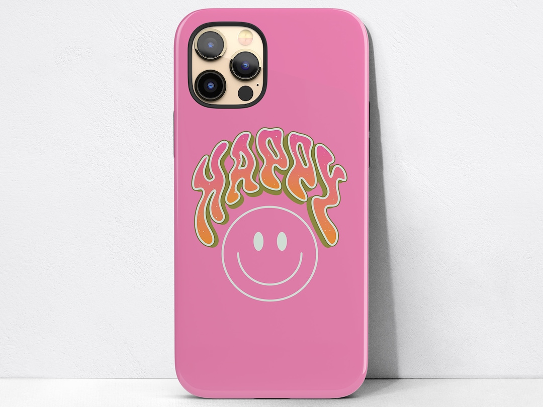 Happy Smiley Face Phone Case for iPhone 13 Pro 12 Mini 11 X XR XS 8 ...