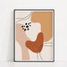 Terra Abstract Shape Art Print Minimalist Earth Tone Poster - Etsy