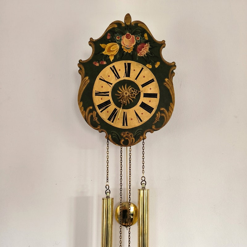 Antique Pendulum Wall Clock - Etsy