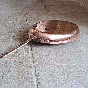 Beautiful, Large, Vintage, French, Copper Oval Fish Pan / Sauté Frying ...