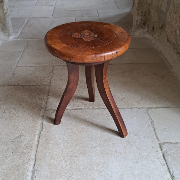Carved Wood Stool - Etsy