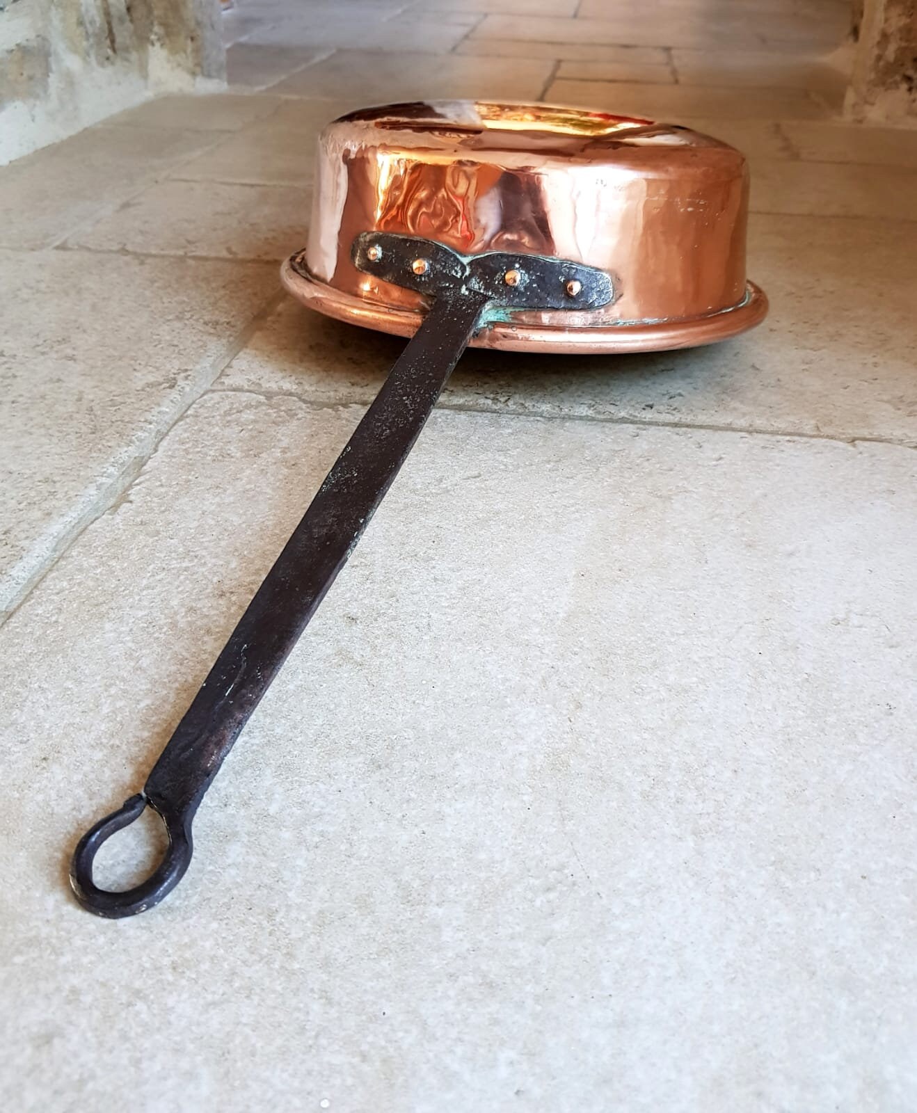 Very Pretty Large Antique French Roll-top Hand Hammered - Etsy